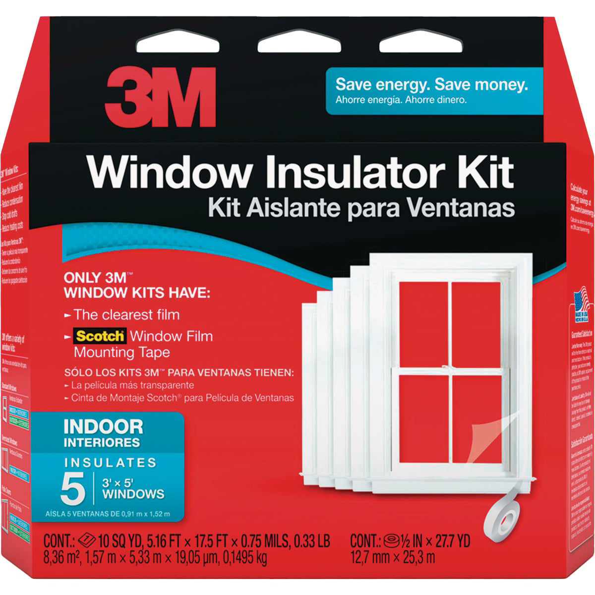 3M 62 In. x 210 In. Indoor Window Insulation Kit (5-Pack) | Do it Best