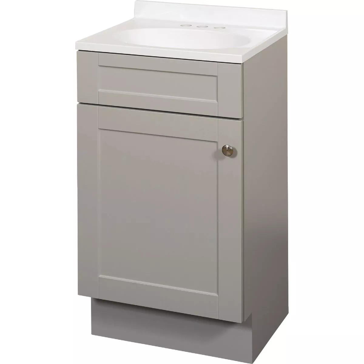 Zenith Zenna Home Cool Gray 18 In. W x 35 In. H x 16 In. D Shaker ...