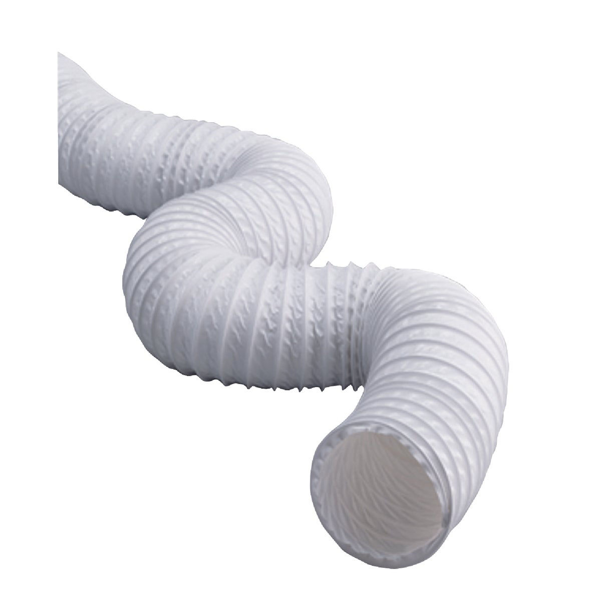 Dundas Jafine 4 In. Dia x 50 Ft. L White Vinyl Flexible Ducting | Do it ...