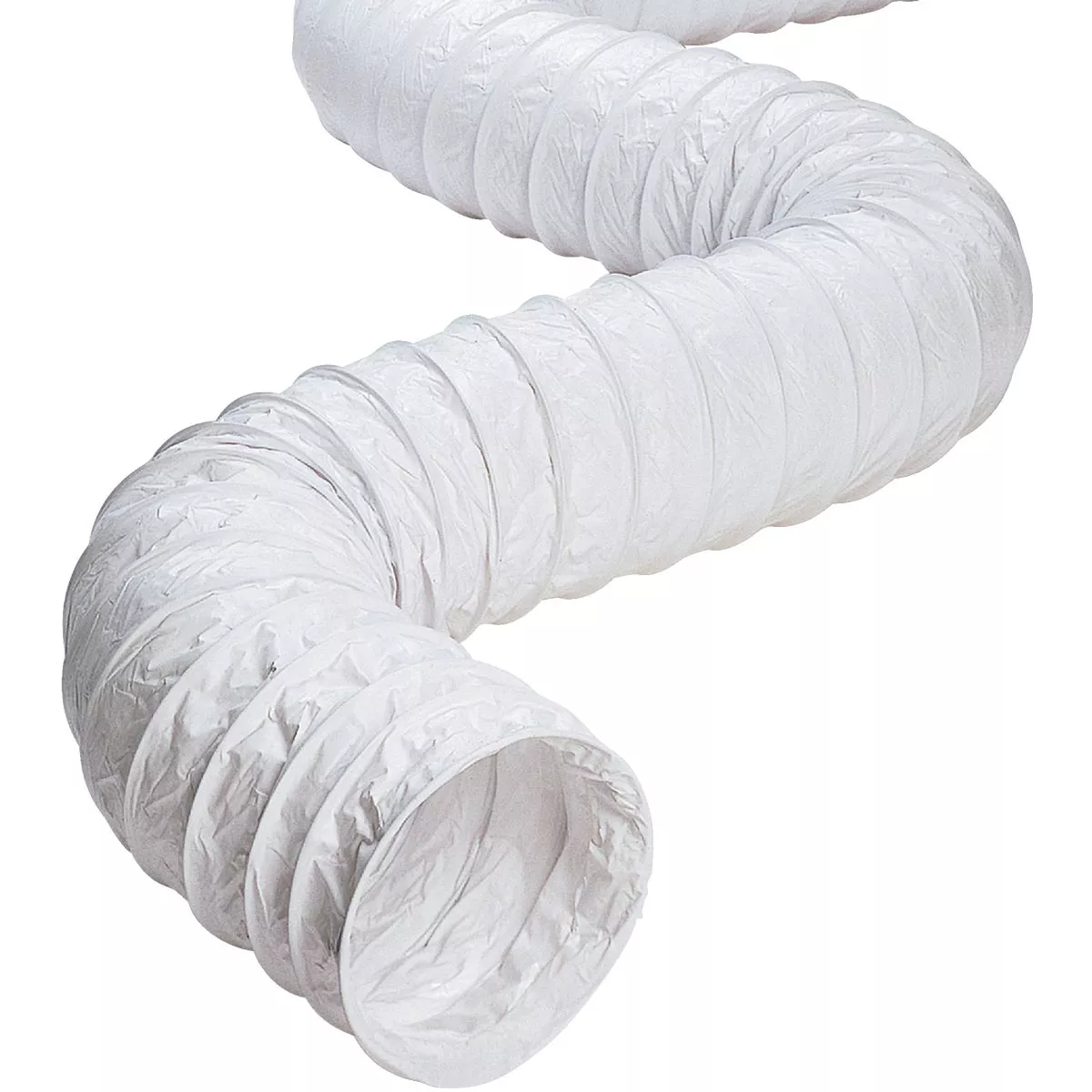 Dundas Jafine 3 In. Dia x 50 Ft. L White Vinyl Flexible Ducting | Do it ...