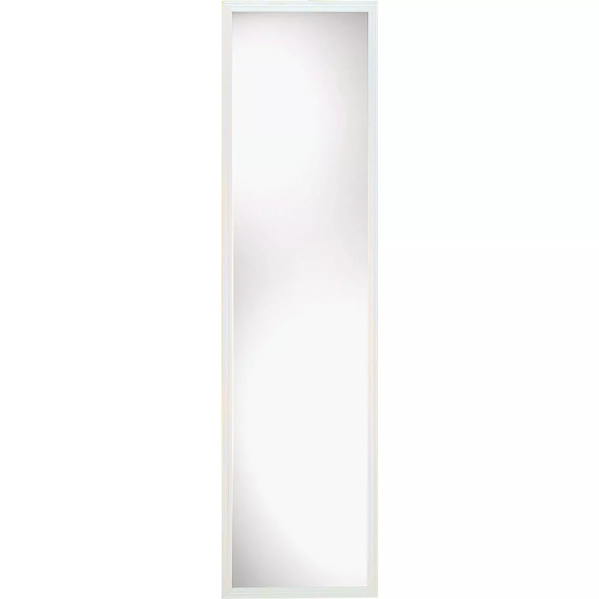Home Decor Innovations Suave 13 In. x 49 In. White Plastic Door Mirror ...
