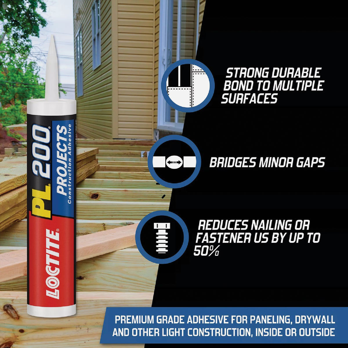 LOCTITE PL 200 28 Oz. Projects Construction Adhesive | Do it Best