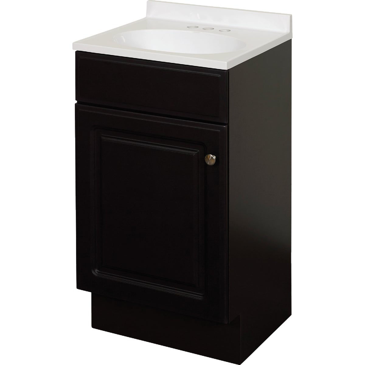Zenith Zenna Home Espresso 18 In. W x 35 In. H x 16 In. D Vanity with ...