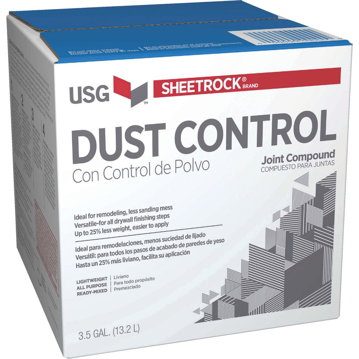 Sheetrock 3.5 Gal. Box Pre-Mixed Lightweight All-Purpose Dust Control ...