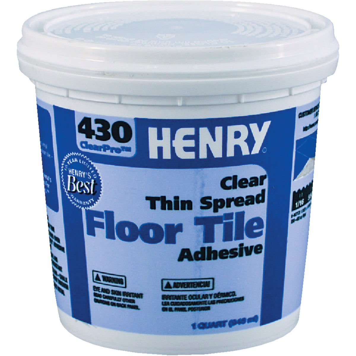 Henry 430 ClearPro Vinyl Floor Adhesive, 1 Qt. | Do it Best