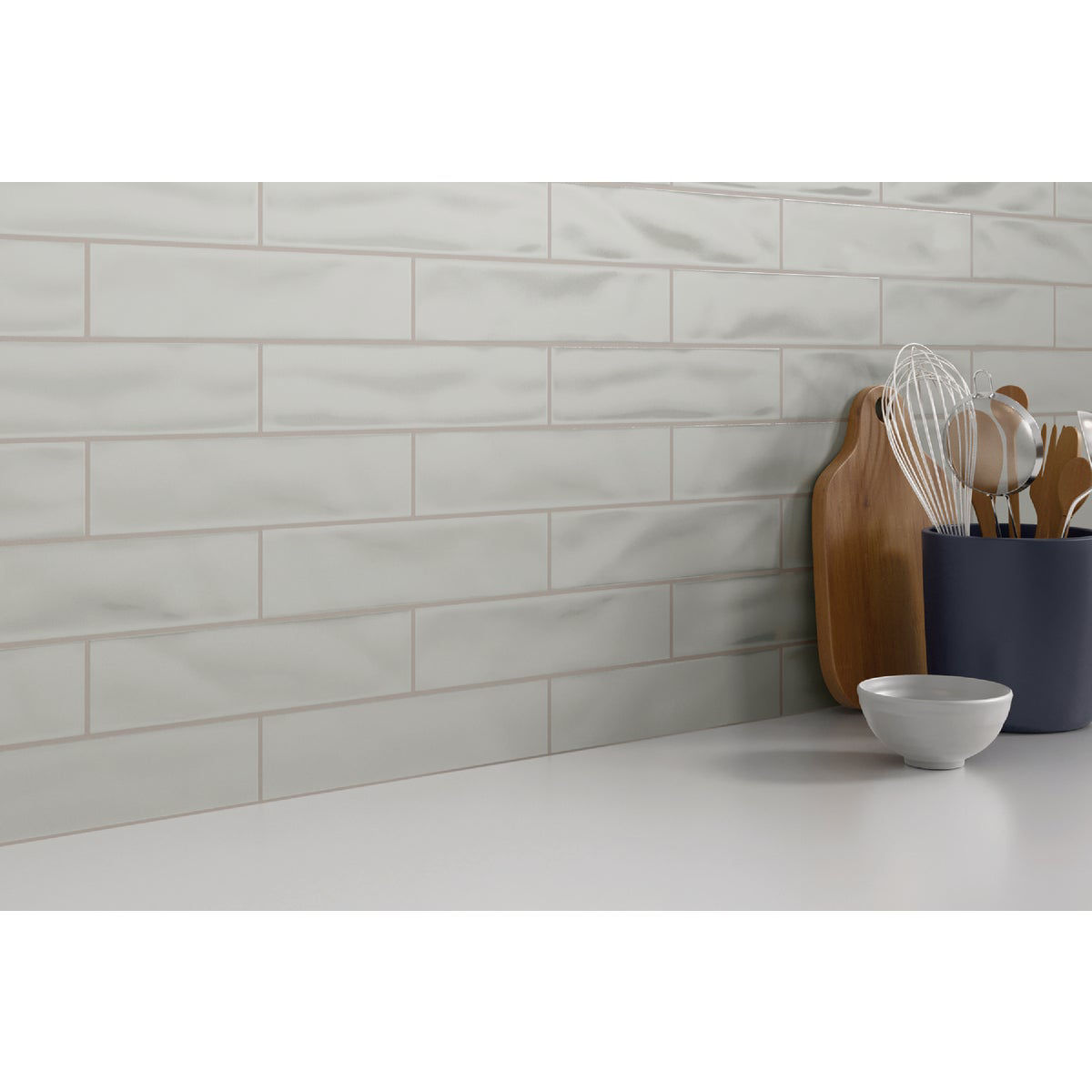 Emser Craft II 3 In. x 12 In. Glossy Gray Ceramic Wall Tile with ...