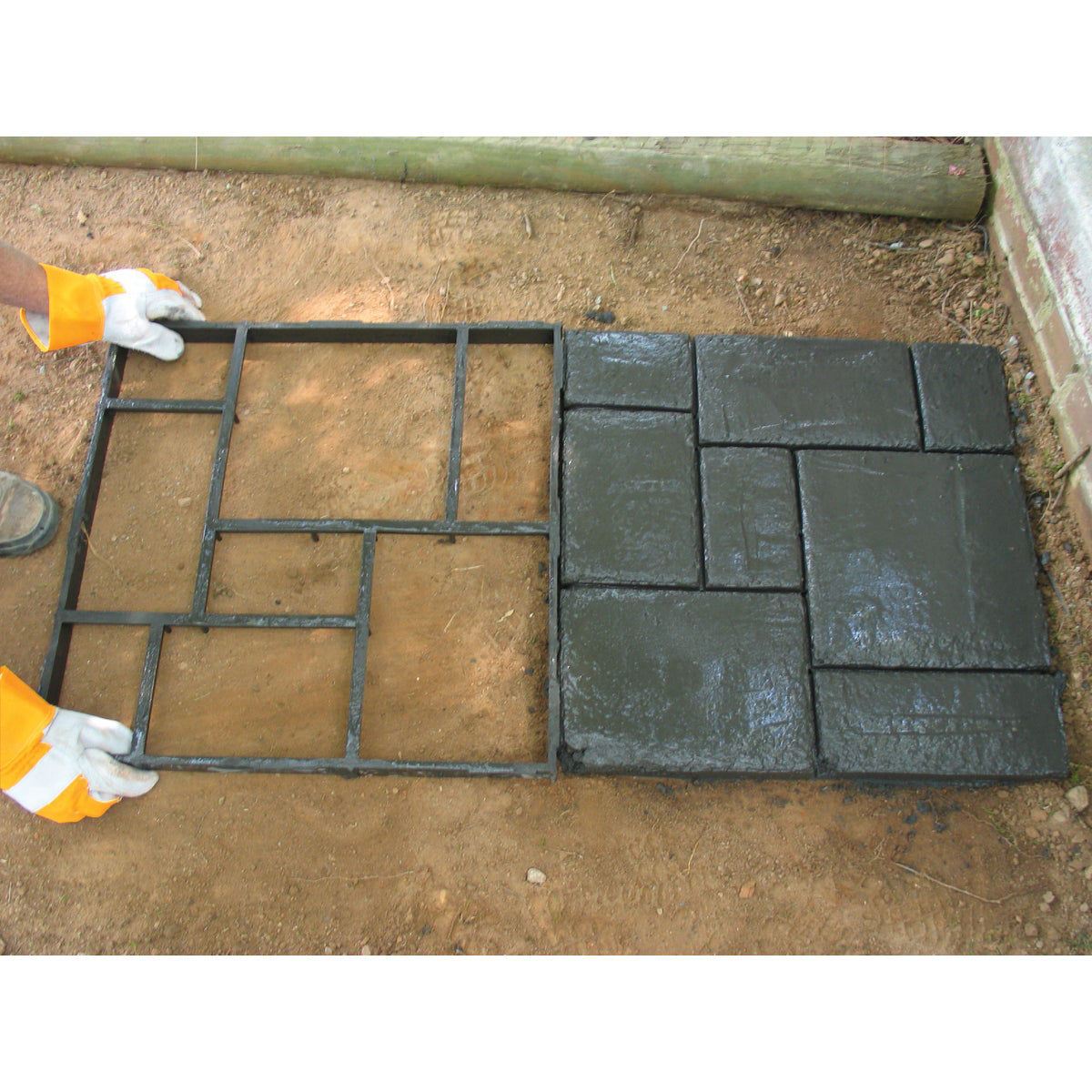 Quikrete Plastic Mold Reusable 2 Ft. Concrete Mold, Euro Block | Do it Best