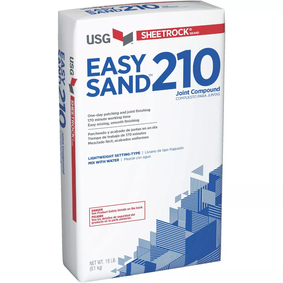 Sheetrock Easy Sand 210 Lightweight Setting Type 18 Lb. Drywall Joint ...