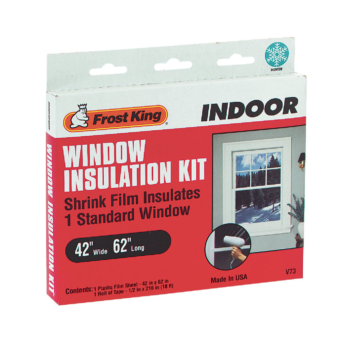 Frost King 42 In. x 62 In. Indoor Shrink Film Window Kit | Do it Best