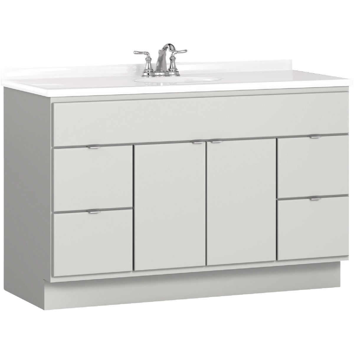 Bertch Riverside 48 In. W x 34-1/2 In. H x 21 In. D Lighthouse Vanity ...