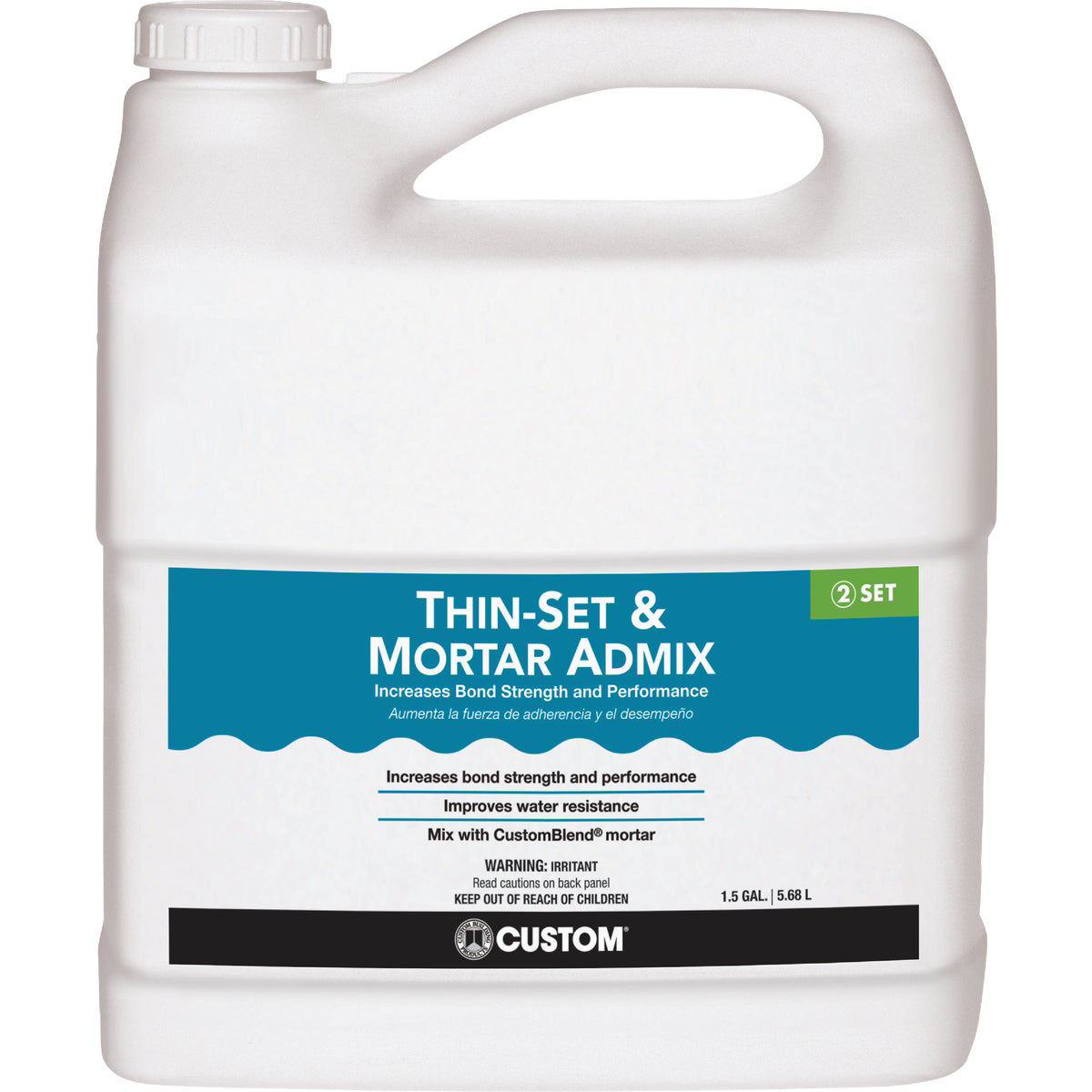 Custom 2-1/2 Gal. Acrylic Thinset Mortar & Grout Additive | Do it Best
