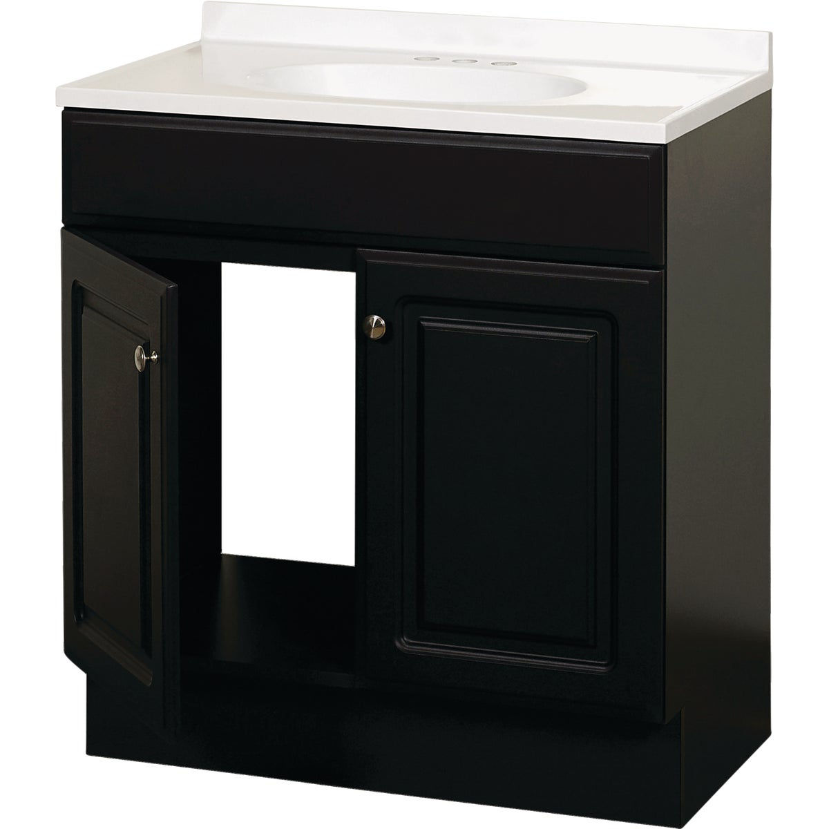 Zenith Zenna Home Espresso 30 In. W x 35 In. H x 18 In. D Vanity with ...