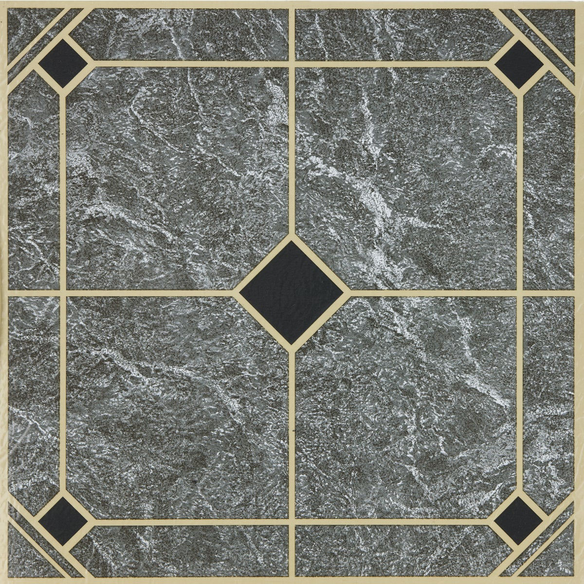 Home Impressions Blue and Gold 12 In. x 12 In. Vinyl Floor Tile (45 Sq ...
