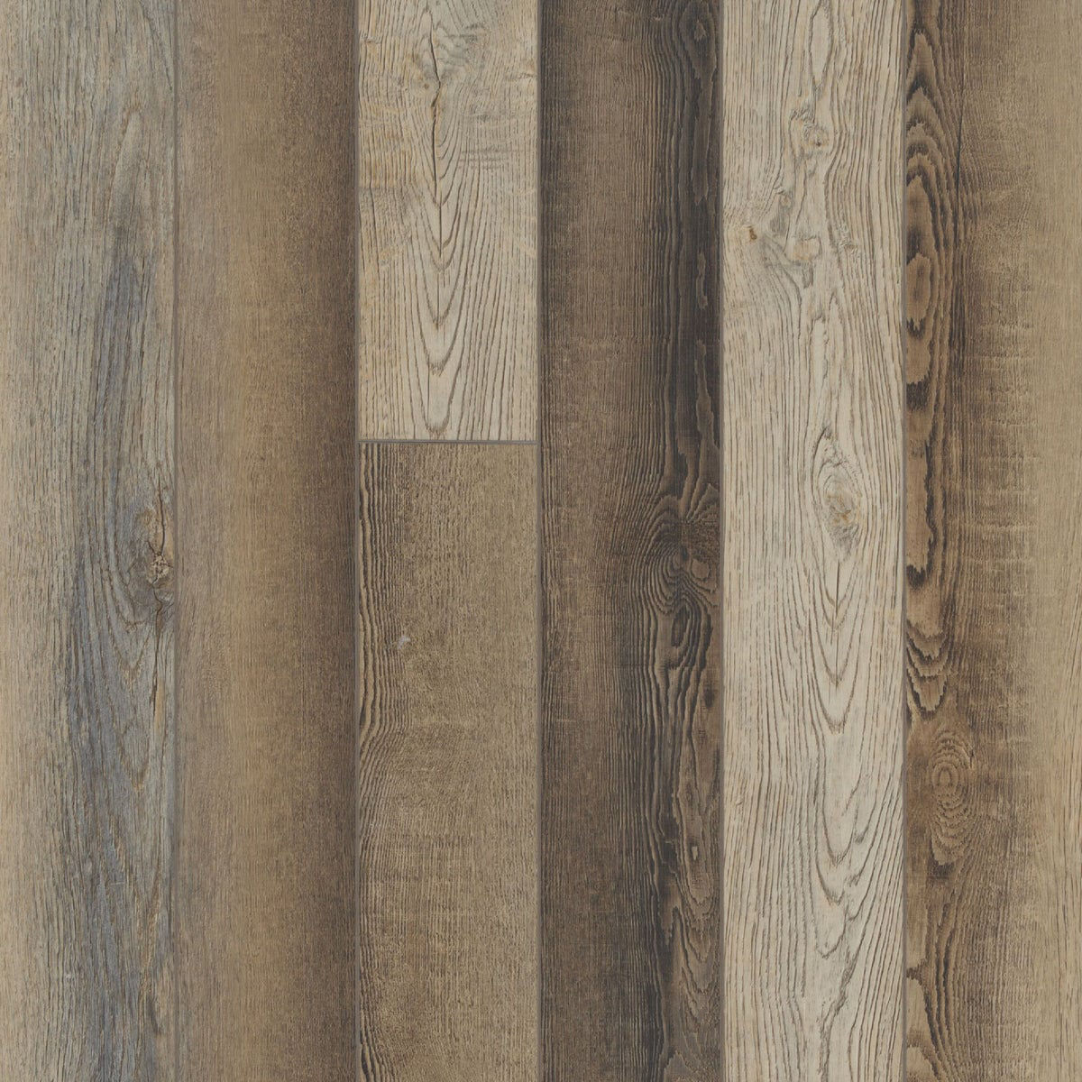Floorte Pro Paragon Plus 5 In. x 48 In. Brush Oak Vinyl Floor Plank (15 ...