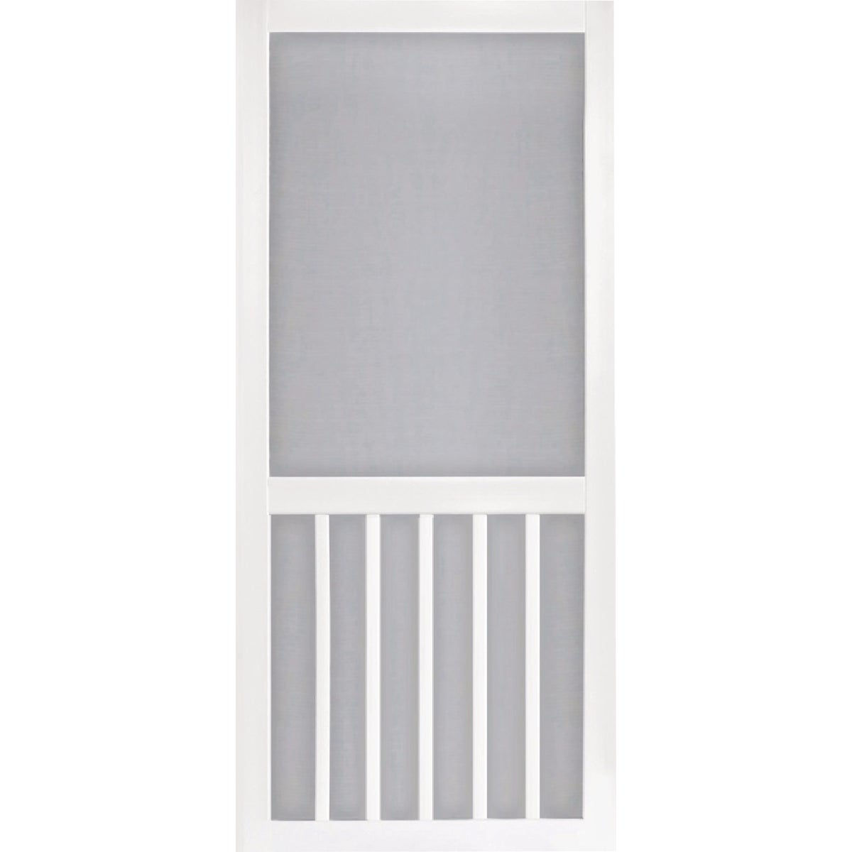 Screen Tight 5-Bar 36 In. W x 80 In. H x 1 In. Thick White Vinyl Screen ...