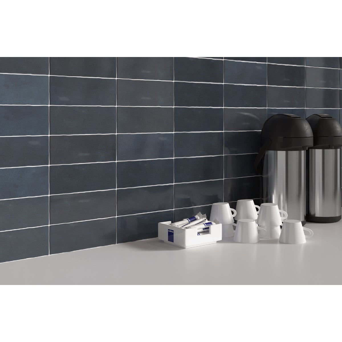Emser Passion 3 In. x 8 In. Glossy Azul Porcelain Wall Tile (3.92 Sq ...