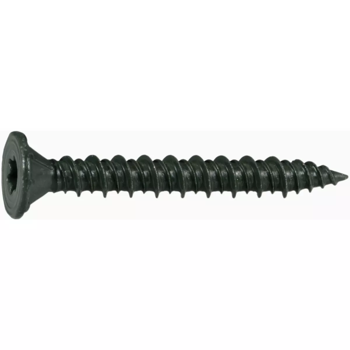 Midwest Fastener #10 x 1-5/8 In. Green Ceramic Coated Steel Star Drive ...