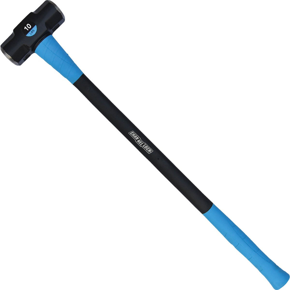 Channellock 10 Lb. Double-Faced Sledge Hammer with 34 In. Fiberglass ...