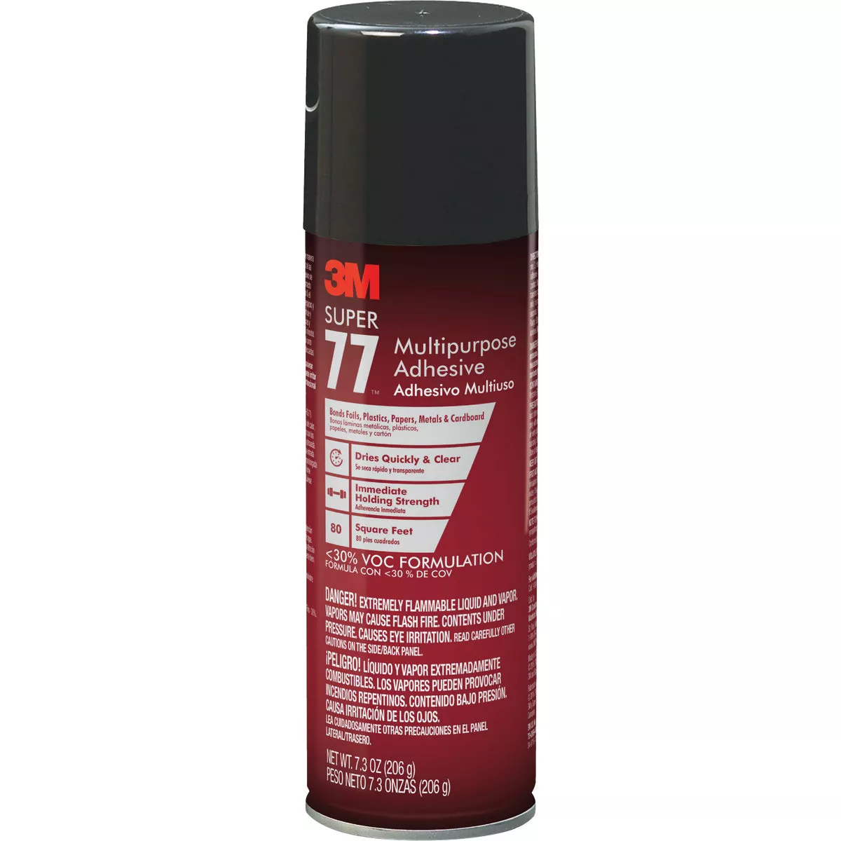 3M Super 77 7.3 Oz. Multipurpose Spray Adhesive (California Compliant ...