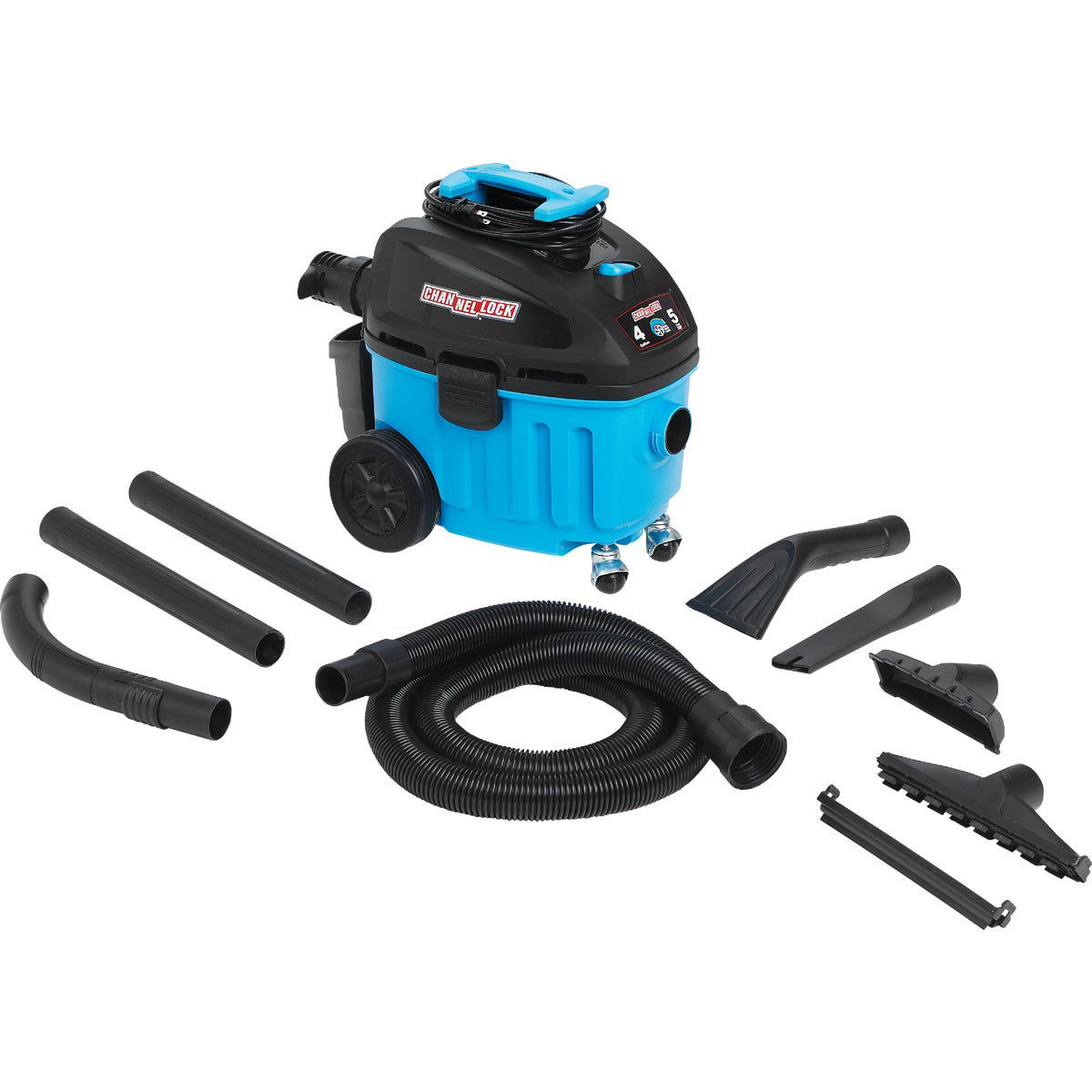 Channellock 4 Gal. 5.0-Peak HP Contractor Wet/Dry Vacuum | Do it Best