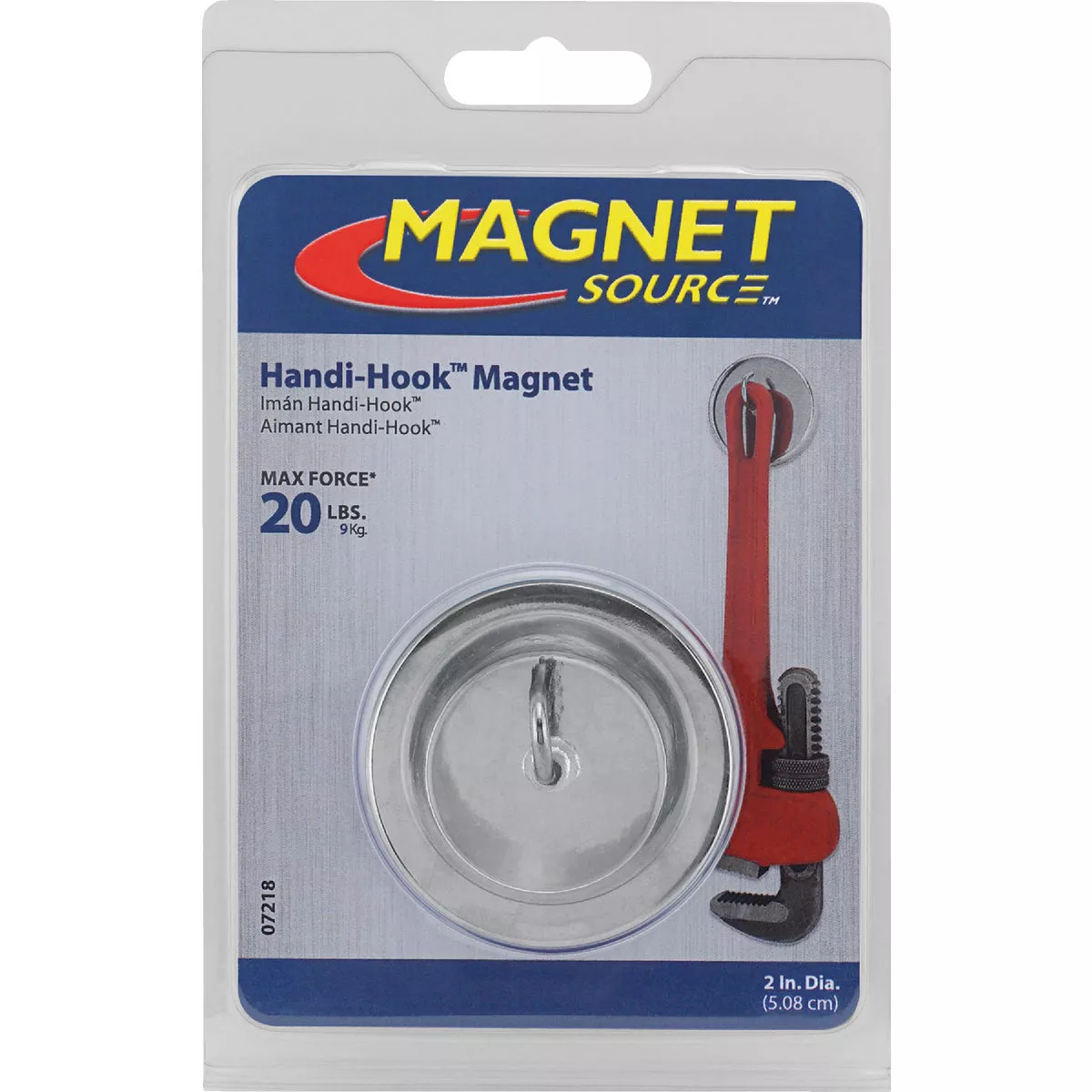 Master Magnetics 20 Lb. Magnetic 2 in. Handi-Hook | Do it Best