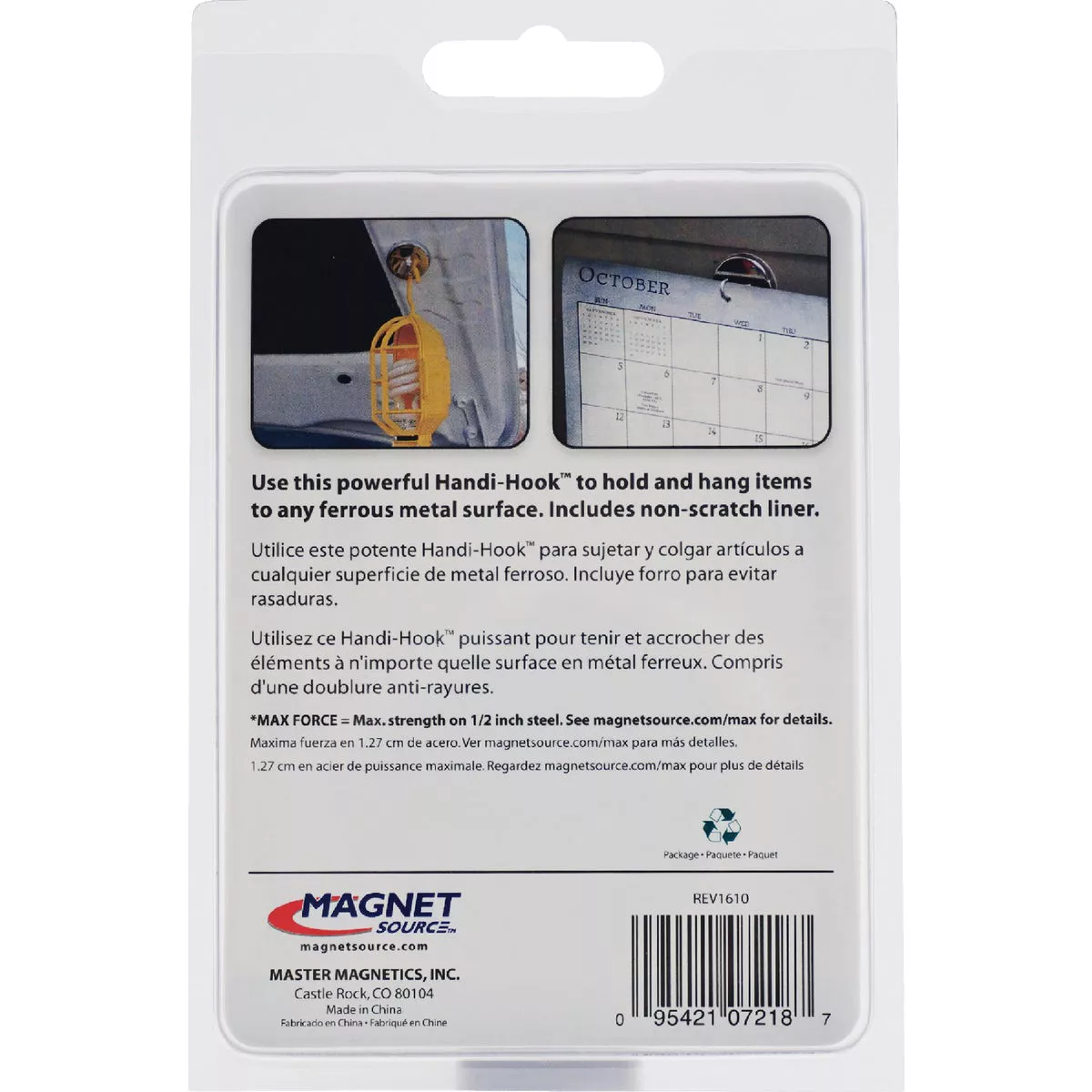 Master Magnetics 20 Lb. Magnetic 2 in. Handi-Hook | Do it Best