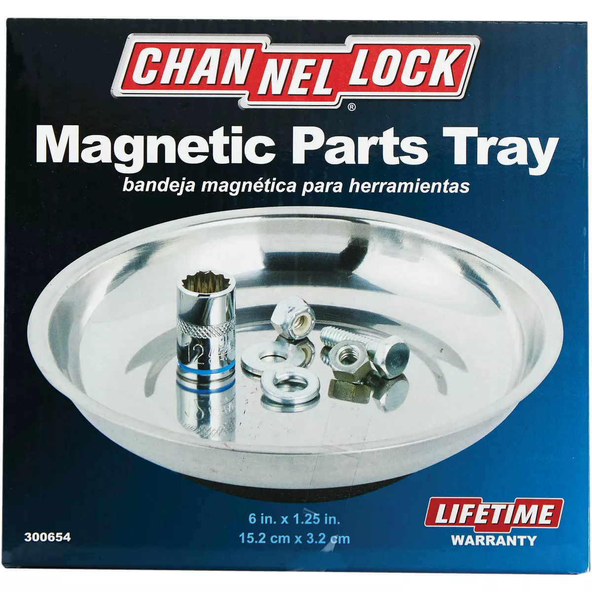 Channellock 6 In. Stainless Steel Magnetic Parts Tray | Do it Best