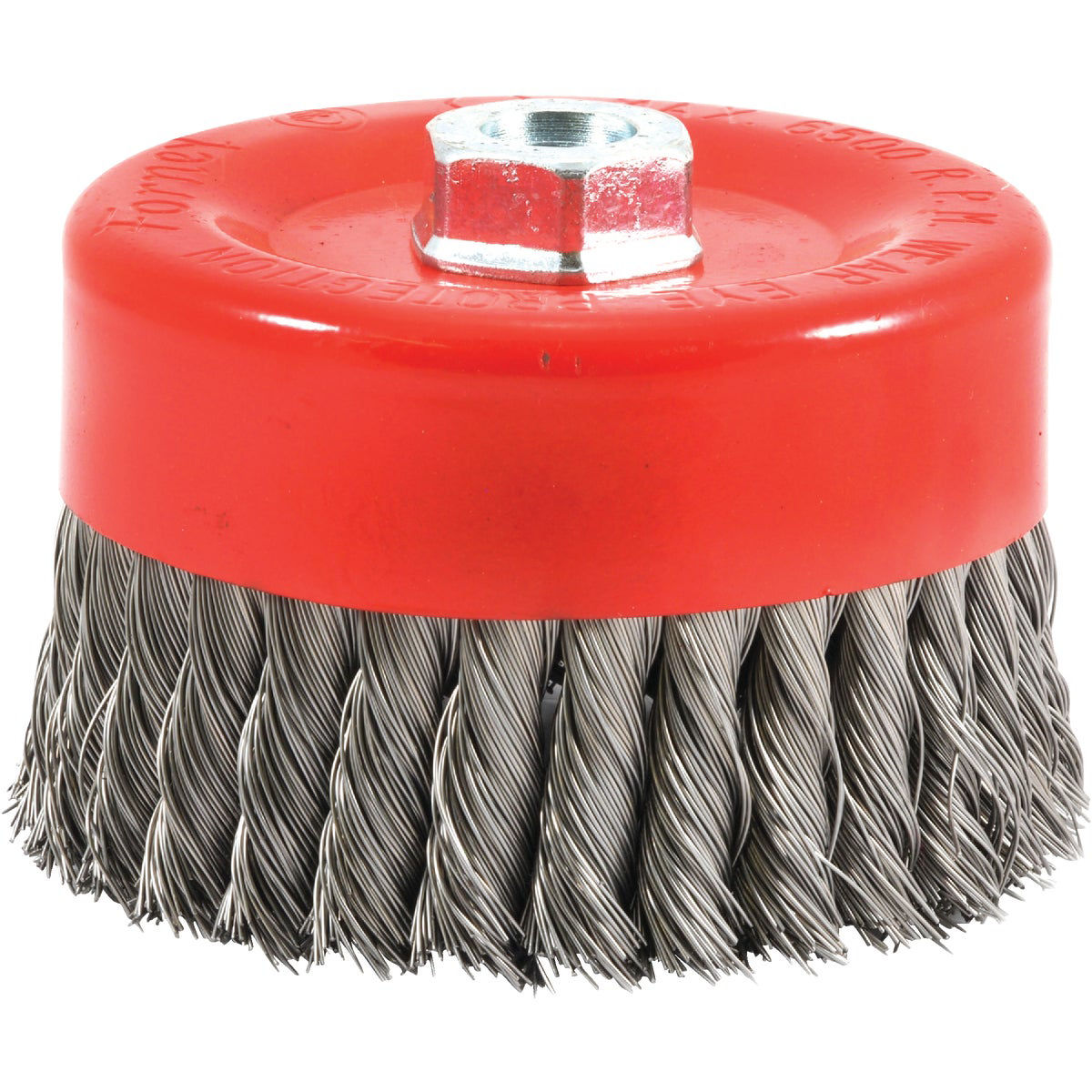 Forney 6 In. Knotted .020 In. Angle Grinder Wire Brush | Do it Best