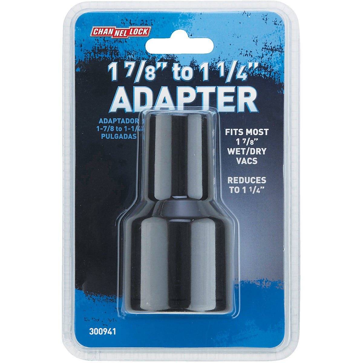 Channellock 1-1/4 In. to 1-7/8 In. Polypropylene Vacuum Tool Adapter ...