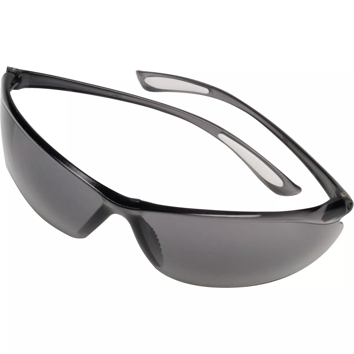 Safety Works Feather Fit Gray Frame Safety Glasses with Gray Lenses ...