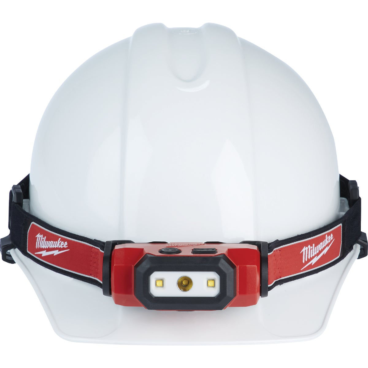 Milwaukee 600 Lm. LED REDLITHIUM USB Rechargeable Hard Hat Headlamp ...
