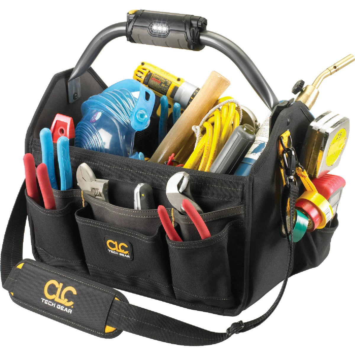 CLC Tech Gear 22-Pocket 15 In. Lighted Tool Tote | Do it Best