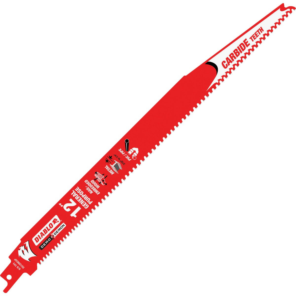 Diablo Demo Demon 12 In. 6/9 TPI Carbide General Purpose Reciprocating ...