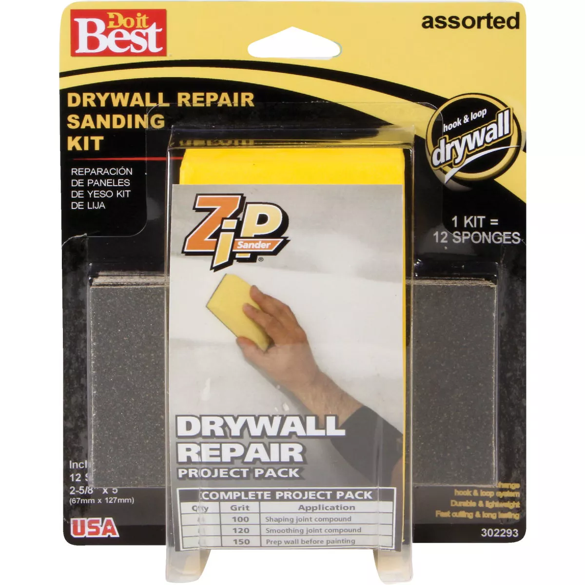 Do it Best Zip Sander Drywall Repair Hand Sanding Kit | Do it Best