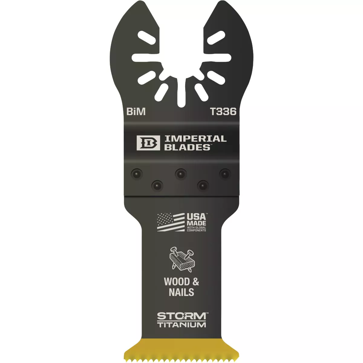 Imperial Blades ONE FIT 1-1/4 In. Titanium Coated Bi-Metal Storm ...