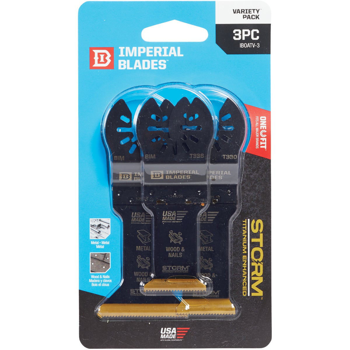 Imperial Blades ONE FIT Storm Oscillating Blade Assortment (3-Piece ...