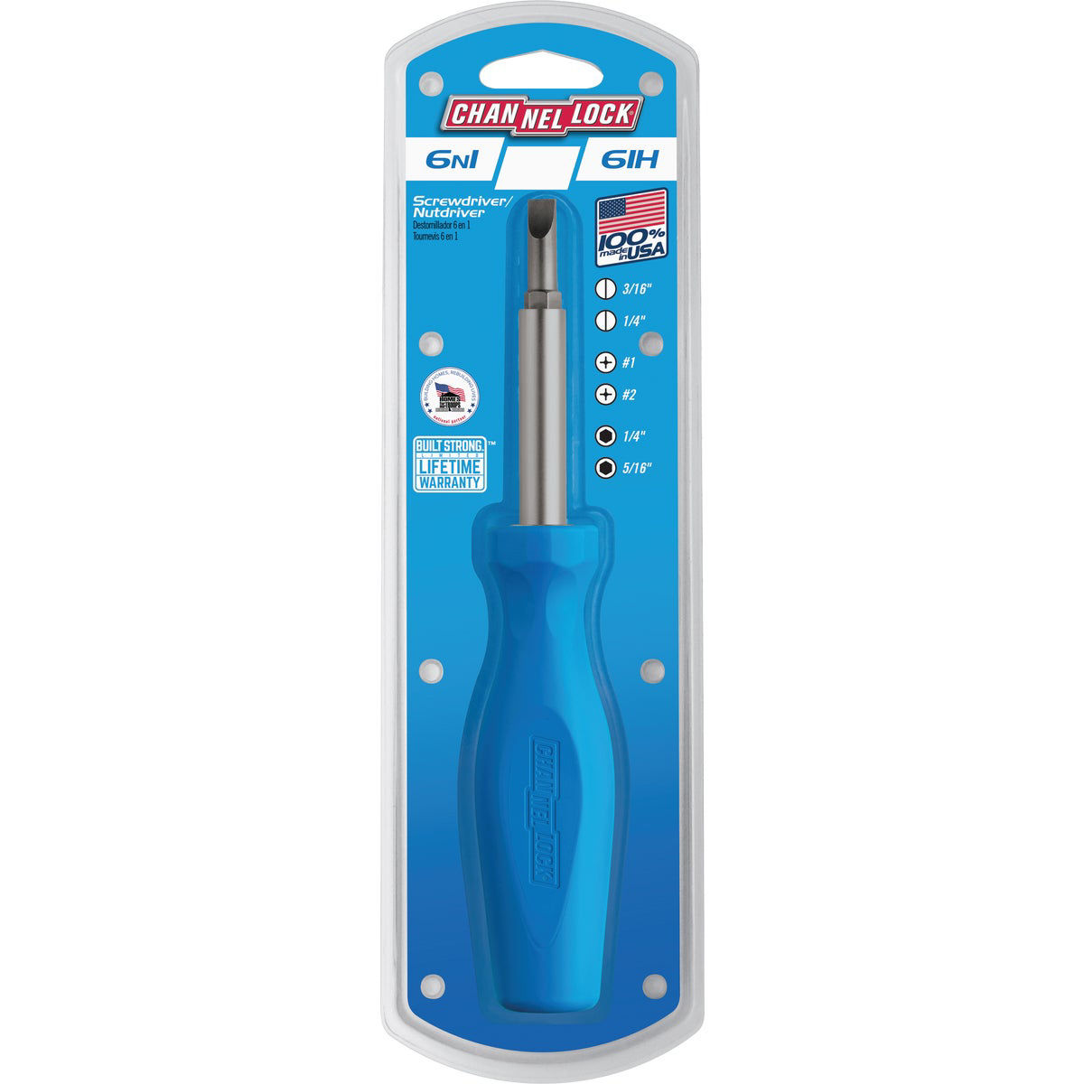 Channellock 6-in-1 Professional Multi-Bit Screwdriver | Do it Best