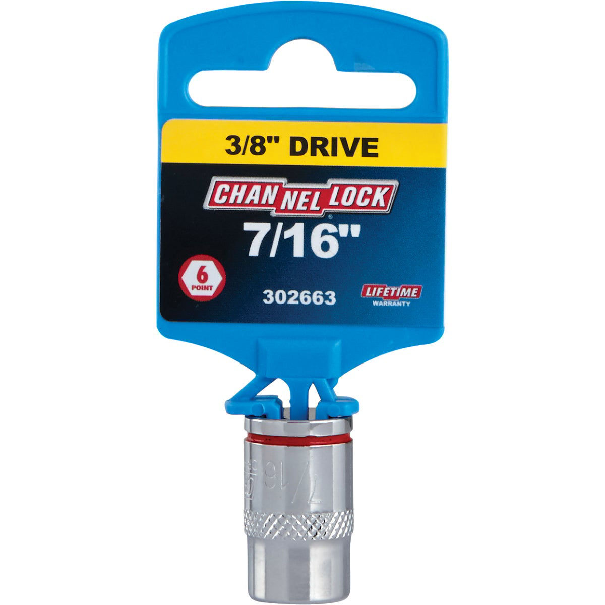 Channellock 3/8 In. Drive 7/16 In. 6-Point Shallow Standard Socket | Do ...