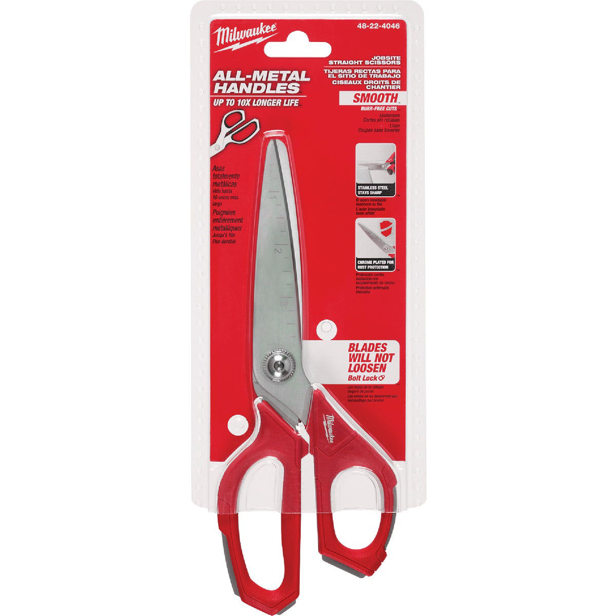 Milwaukee 9 In. Straight Jobsite Scissors | Do it Best