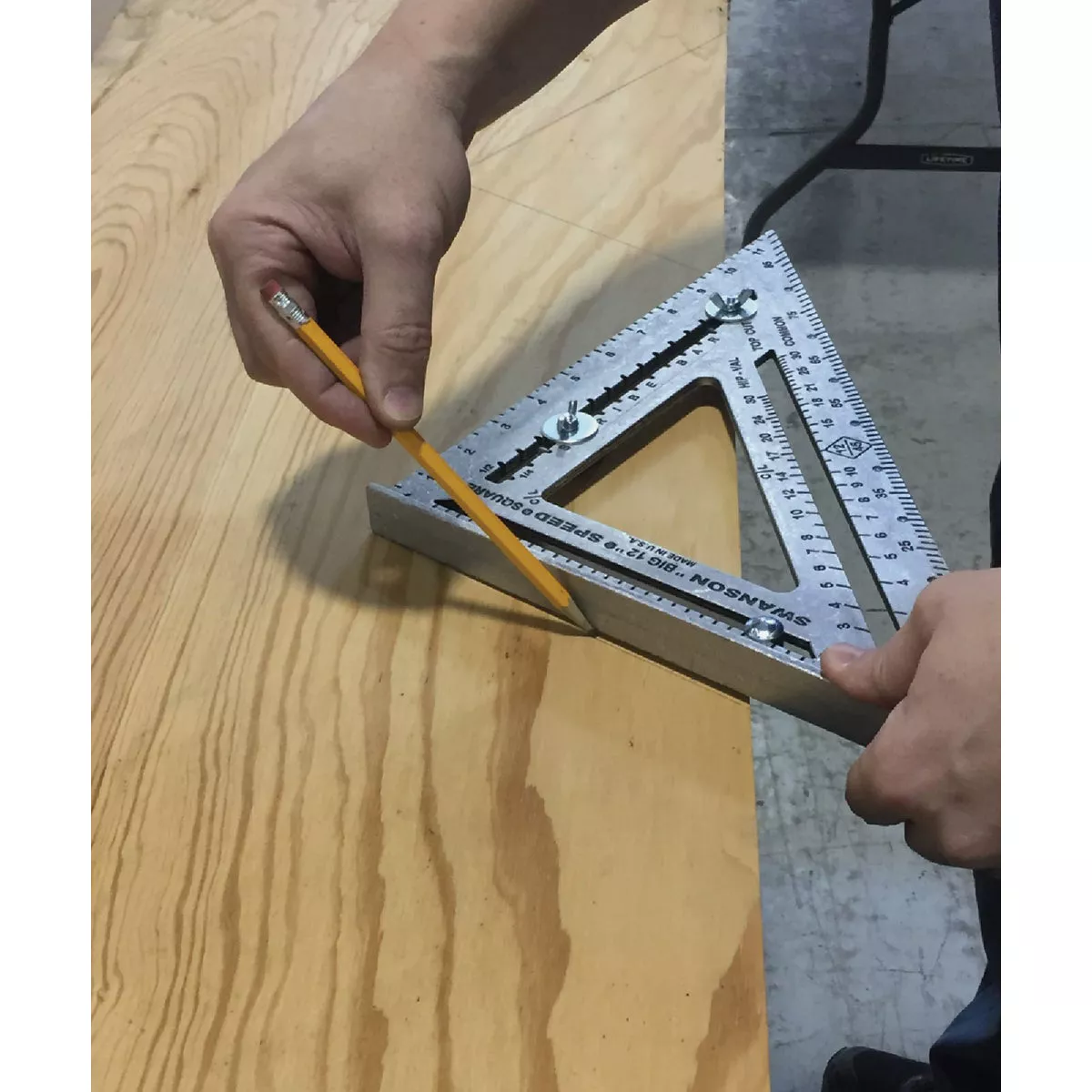 Swanson Big 12 Speed 12 In. Aluminum Rafter Square | Do it Best