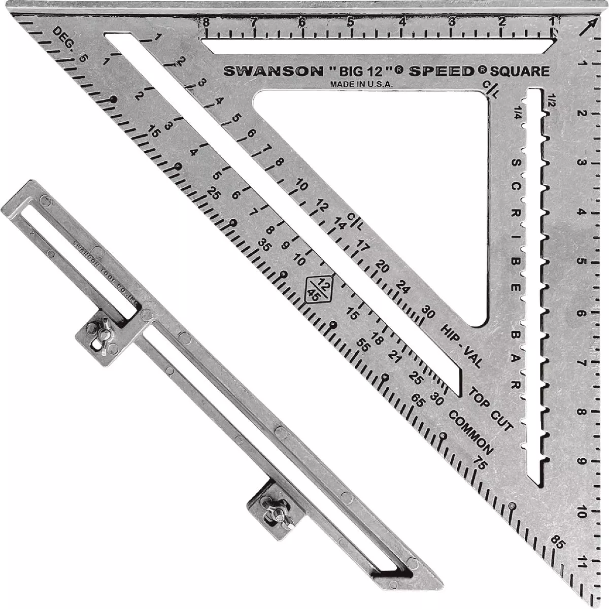 Swanson Big 12 Speed 12 In. Aluminum Rafter Square | Do it Best
