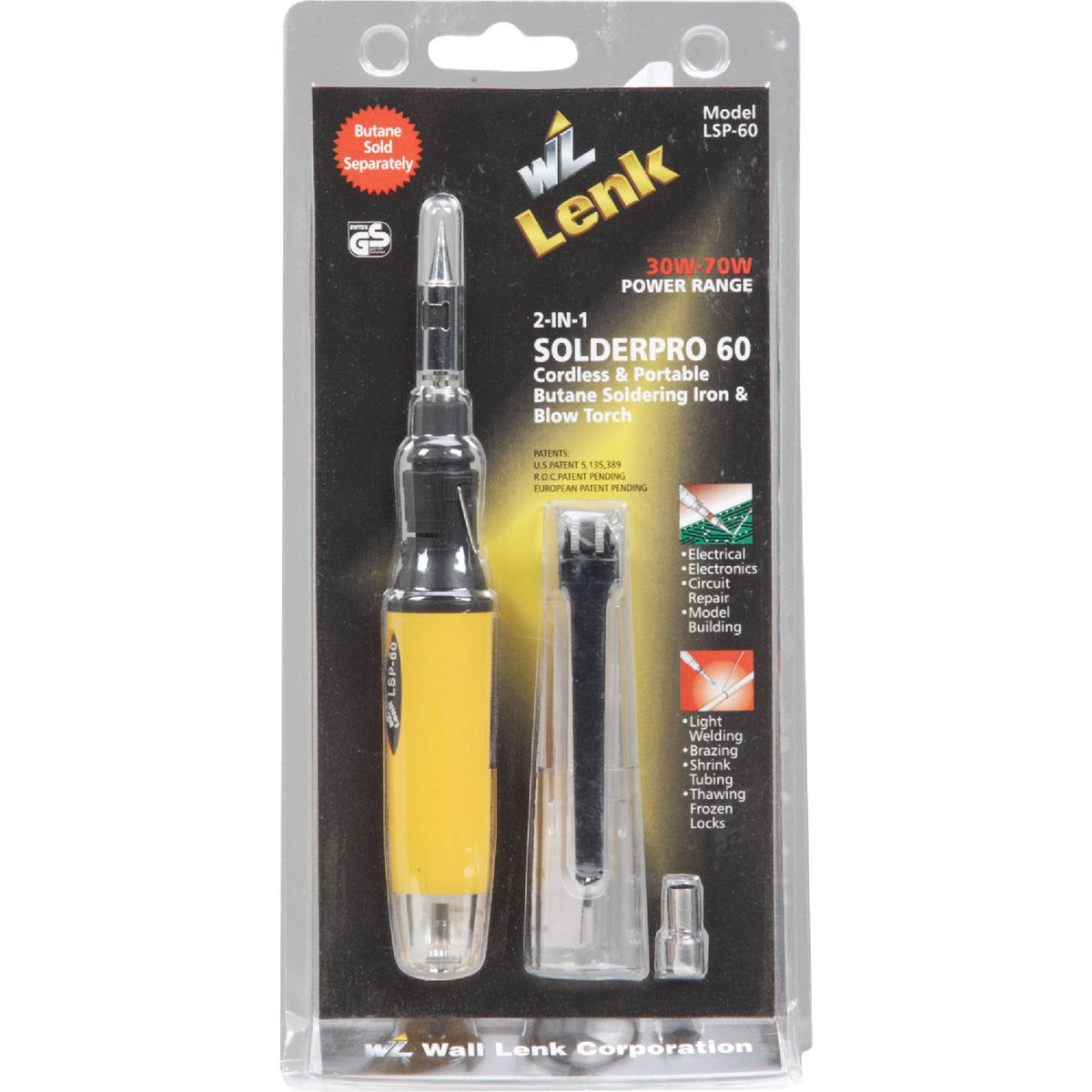 Wall Lenk 30 to 70W Butane Soldering Iron | Do it Best