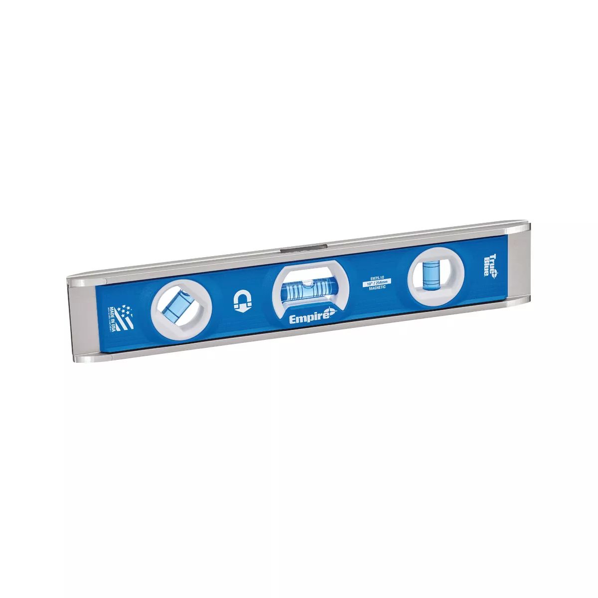 Empire True Blue 10 In. Aluminum Rare Earth Magnetic Dual-Pitch Torpedo ...
