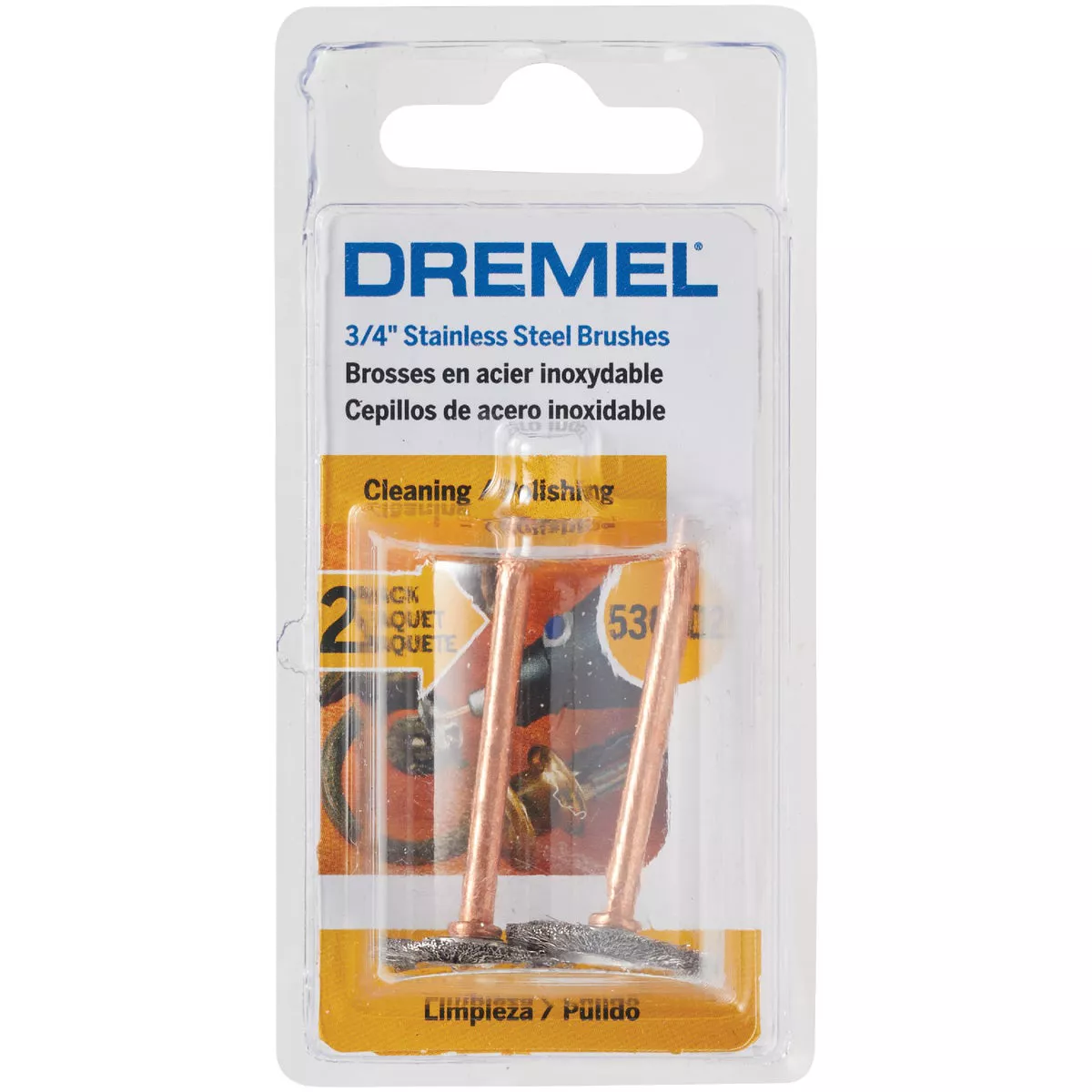 Dremel 3/4 In. Stainless Steel Wire Cleaning, Deburring and Surface ...