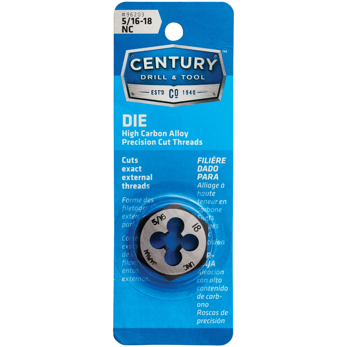 Century Drill & Tool 5/16-18 National Coarse 1 In. Across Flats ...