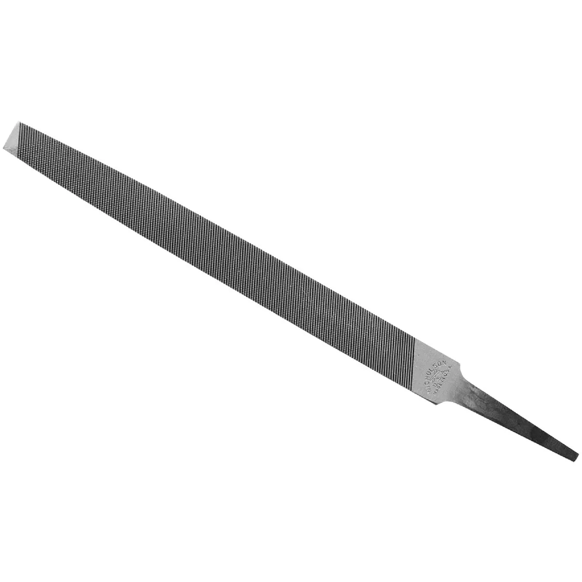 Nicholson 8 In. Flat Bastard File without Handle (Bulk) | True Value ...
