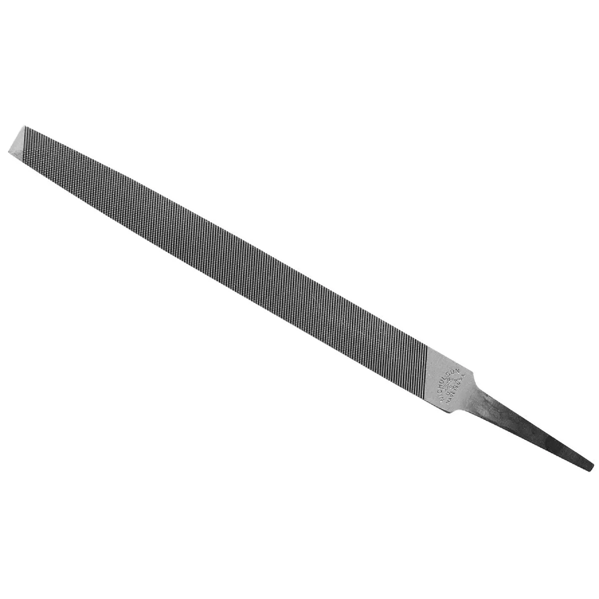 Nicholson 12 In. Flat Bastard File without Handle (Bulk) | True Value ...