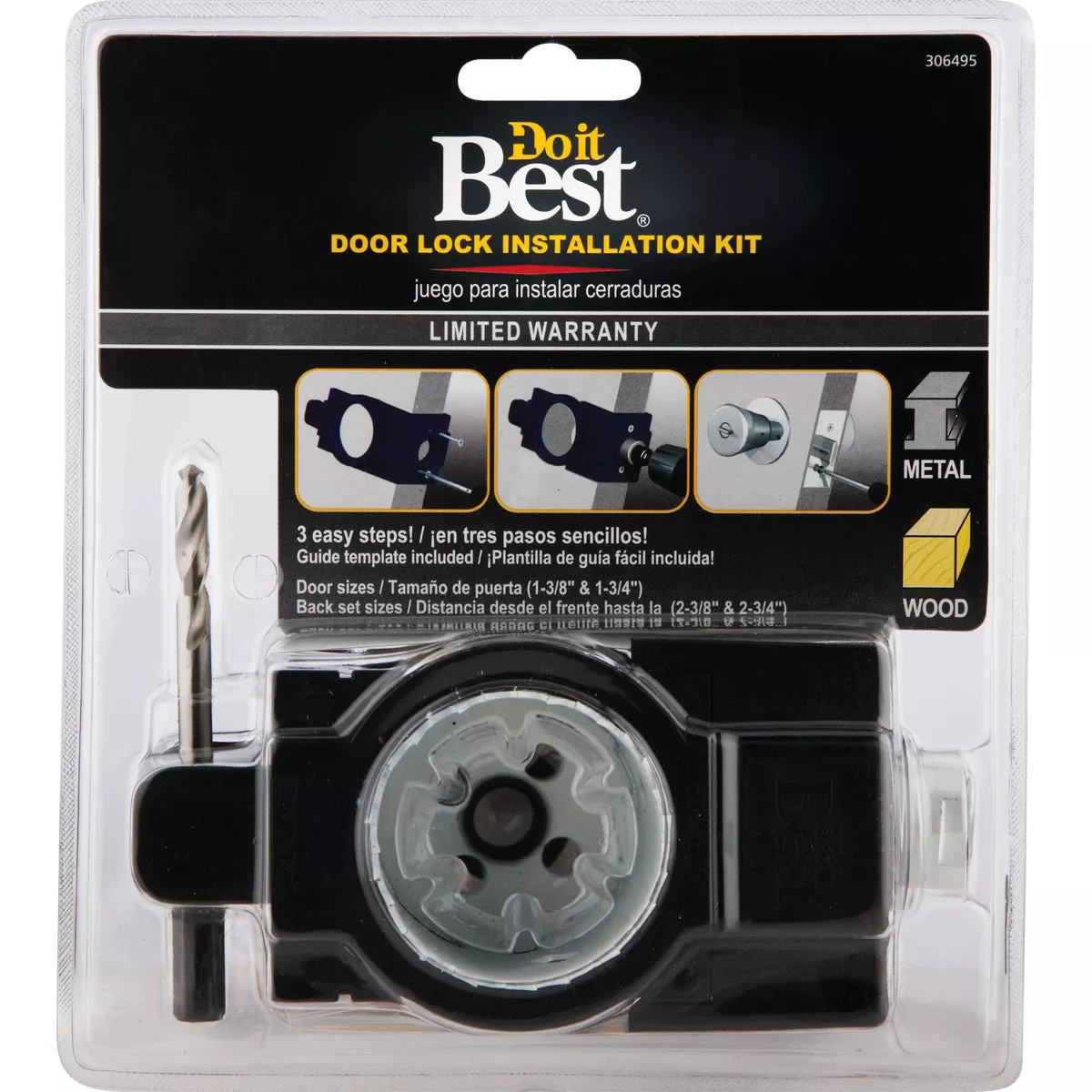 Do it Best Bi-Metal Door Lock Installation Kit for Metal Doors | Do it Best