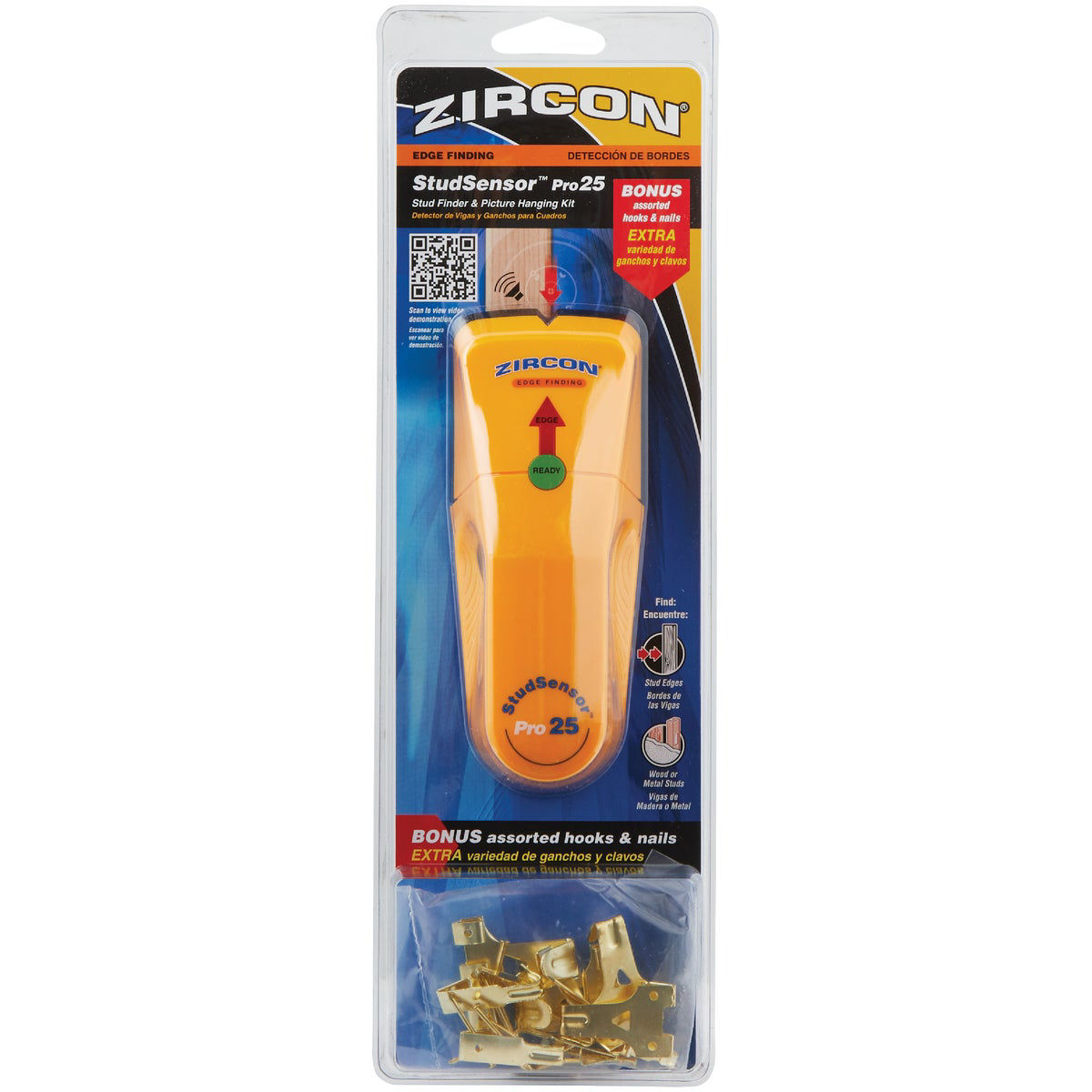 Zircon StudSensor Pro25 Stud Finder w/Picture Hanging Kit | Do it Best