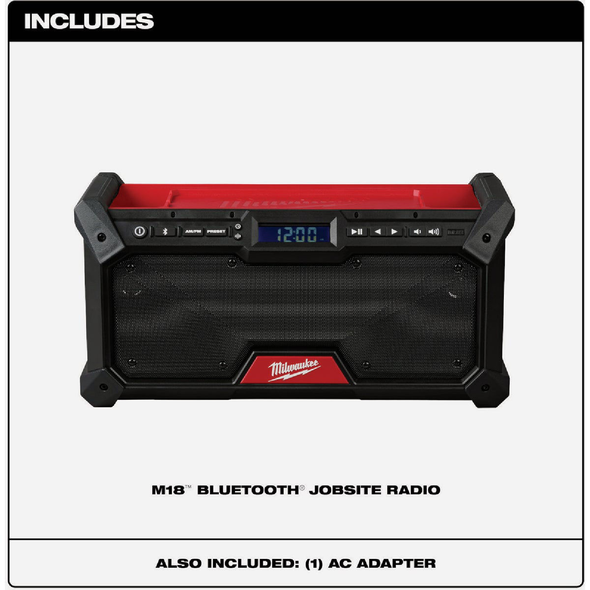 Milwaukee M18 Bluetooth Cordless Jobsite Radio (Tool Only) | Do it Best